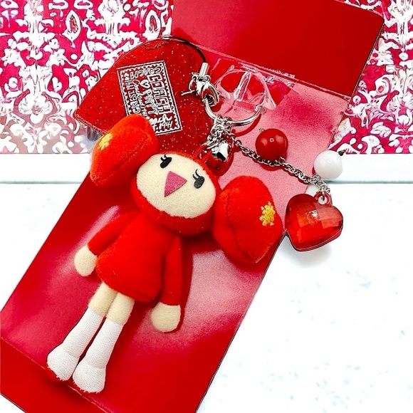 Coach | Accessories | Coach Ultra Rare Poppy Chan Doll Cherry Girl ...